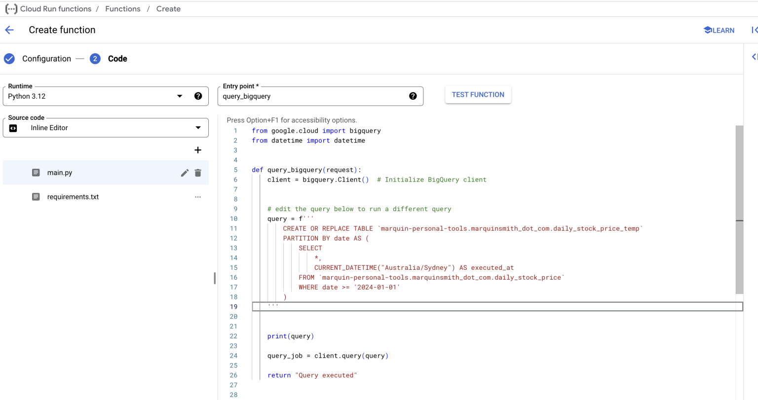 Running SQL Queries on a schedule in BigQuery | Part 2b: Cloud ...